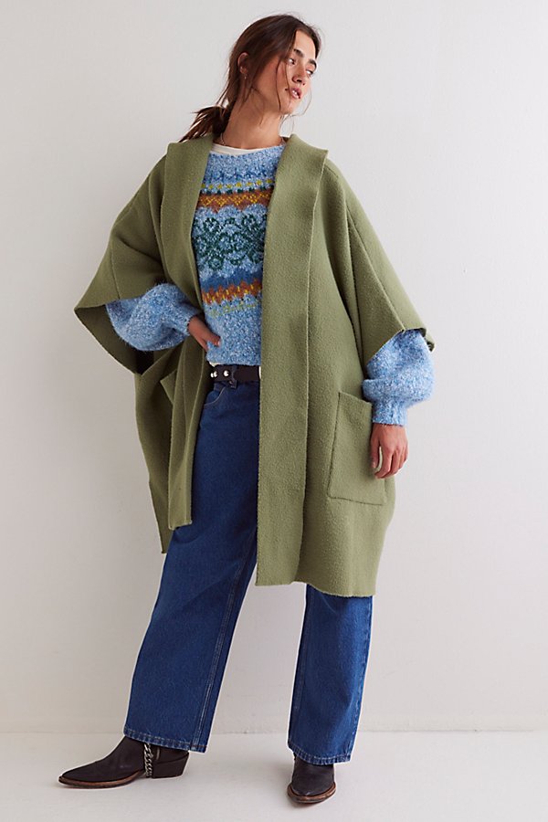 FREE PEOPLE Free People All I Need Cozy Hooded Duster